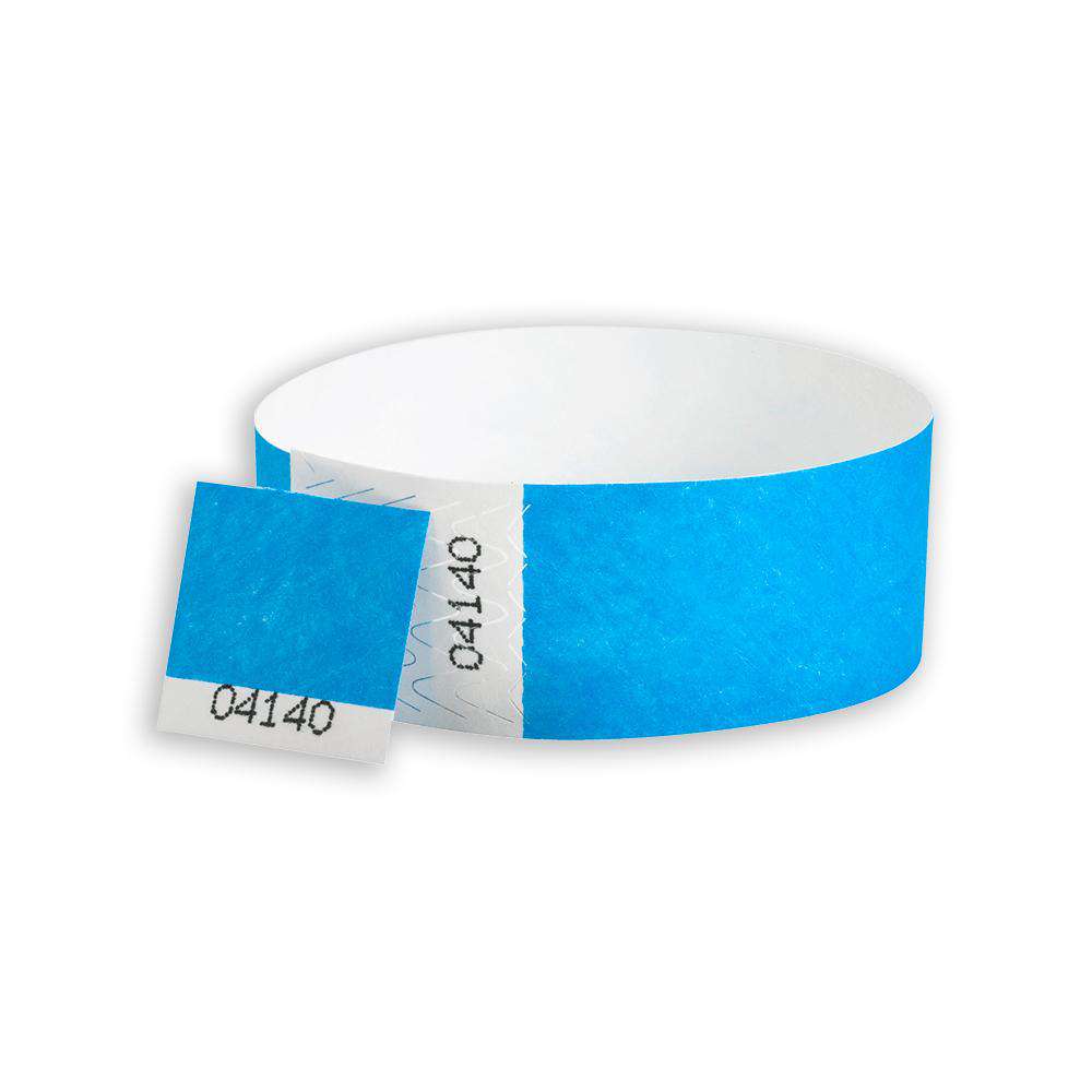 Voucher Wristbands | 1" Numbered Tyvek Wristbands