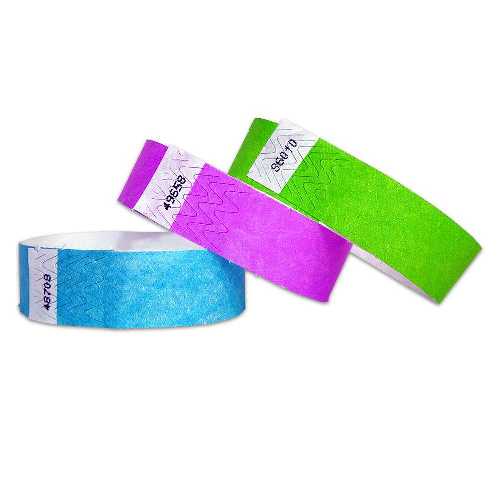 Printed Tyvek Wristbands - 200 Pack