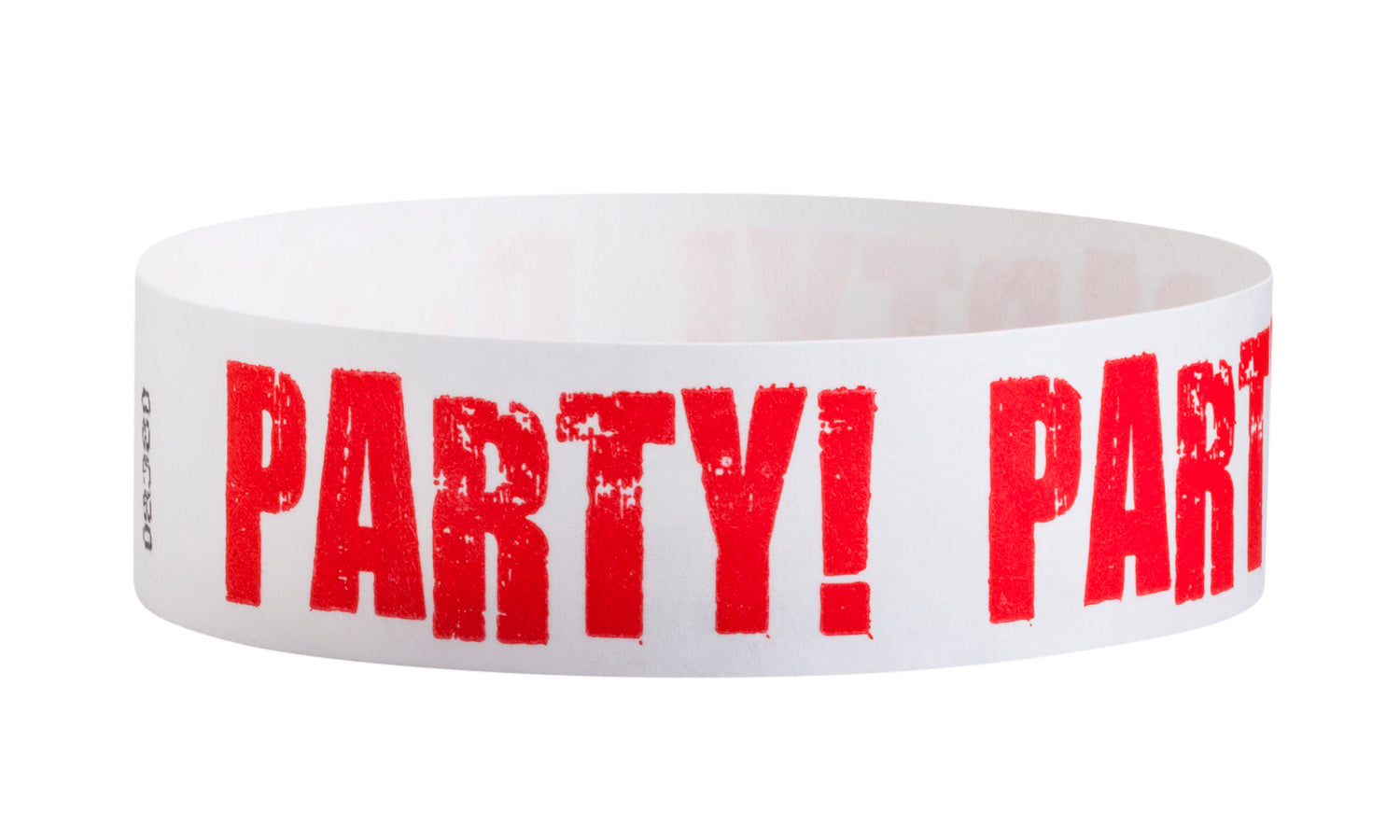 Party Wristbands | 3/4" Red Tyvek Wristbands