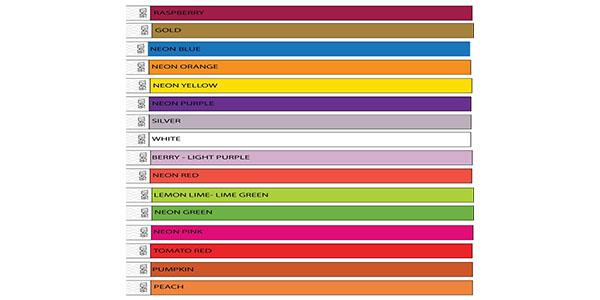 3/4 Wristbands Value Line Solid Colors